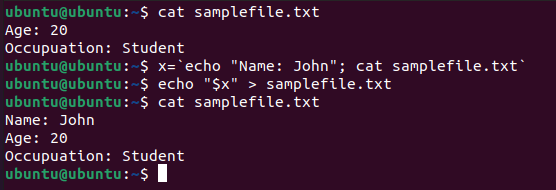 How To Add Text To The Beginning Of File In Linux