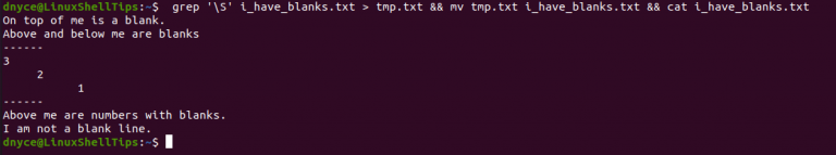 How To Delete Empty Lines In Files Using Grep Sed And Awk