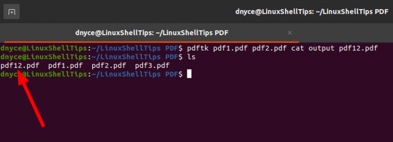 How to Merge Multiple PDF Files into One PDF in Linux