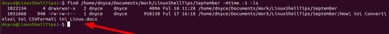 How to Find Files Modified in Last 24 Hours in Linux