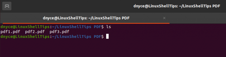 How to Merge Multiple PDF Files into One PDF in Linux