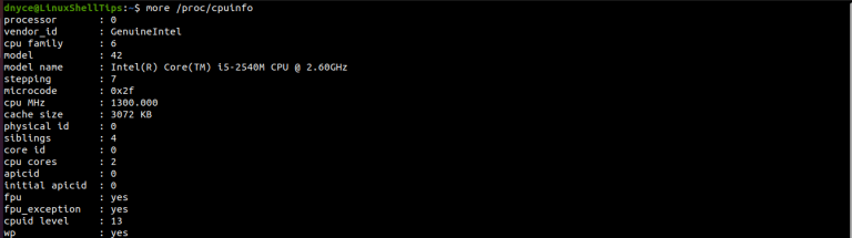 How to Get the Number of Processors/Cores in Linux