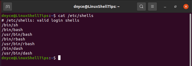 How To Change The Default Shell In Linux System