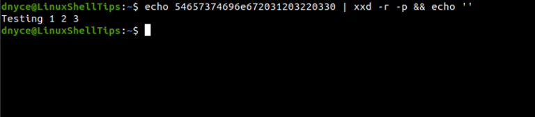 How to Convert Hex to ASCII Characters in Linux
