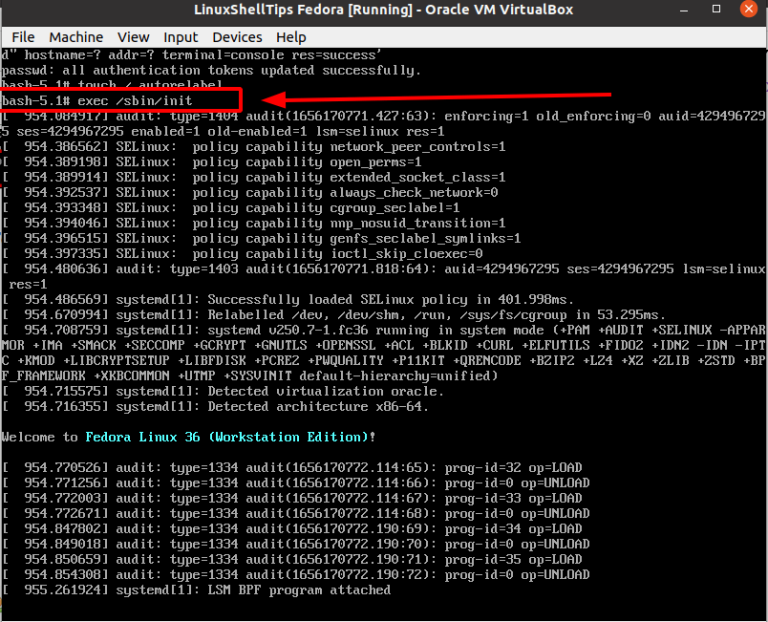 How to Reset Forgotten Root Password in Fedora