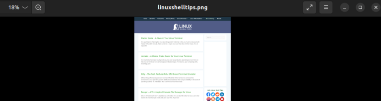 Command-Line Tools to Take Website Screenshots in Linux