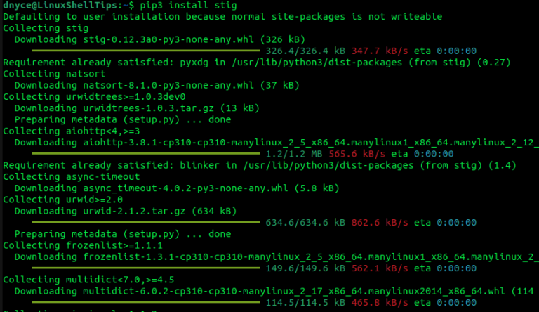 Stig – A TUI and CLI Client for BitTorrent Transmission