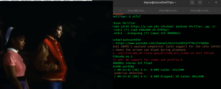 ytfzf – Find and Watch YouTube Videos in Linux Terminal