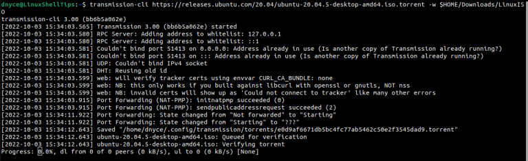Best Command Line BitTorrent Clients for Linux