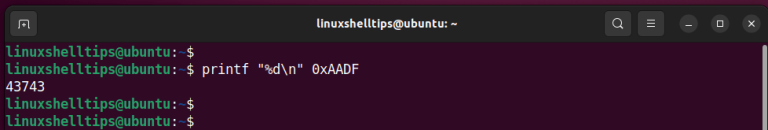 How To Convert Hexadecimal To Decimal Numbers In Linux