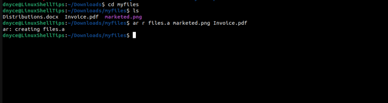 How to Create, View and Extract Archive Files (*.a) in Linux