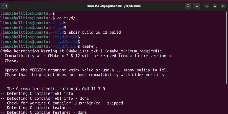 ttyd - Share Linux Terminal Over Web Browser