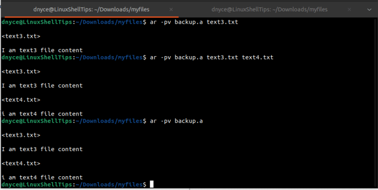 How to Create, View and Extract Archive Files (*.a) in Linux