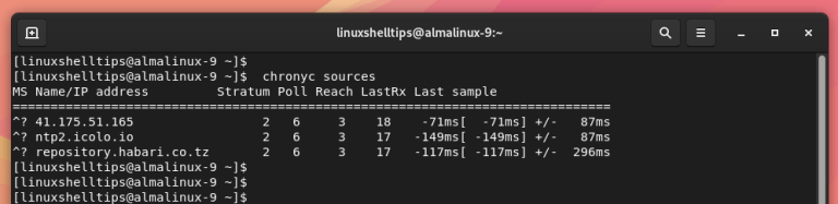 How to Install Chrony NTP Server/Client in AlmaLinux