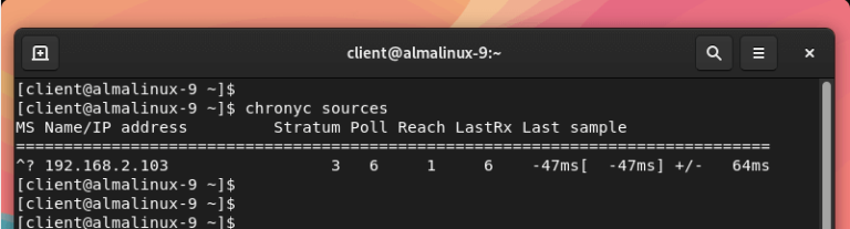 How To Install Chrony Ntp Server Client In Almalinux