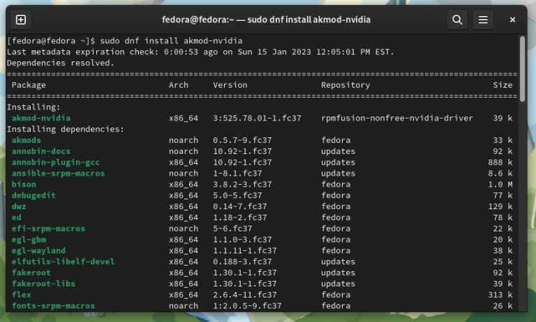 How to Install NVIDIA Graphics Driver on Fedora Linux