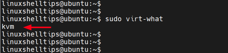 4 Useful Commands to Find Virtualization Type in Linux