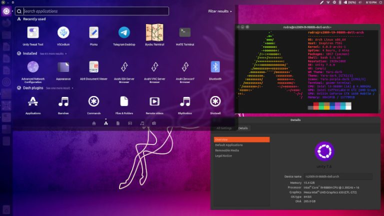 How to Install Unity 7 Desktop on Arch Linux